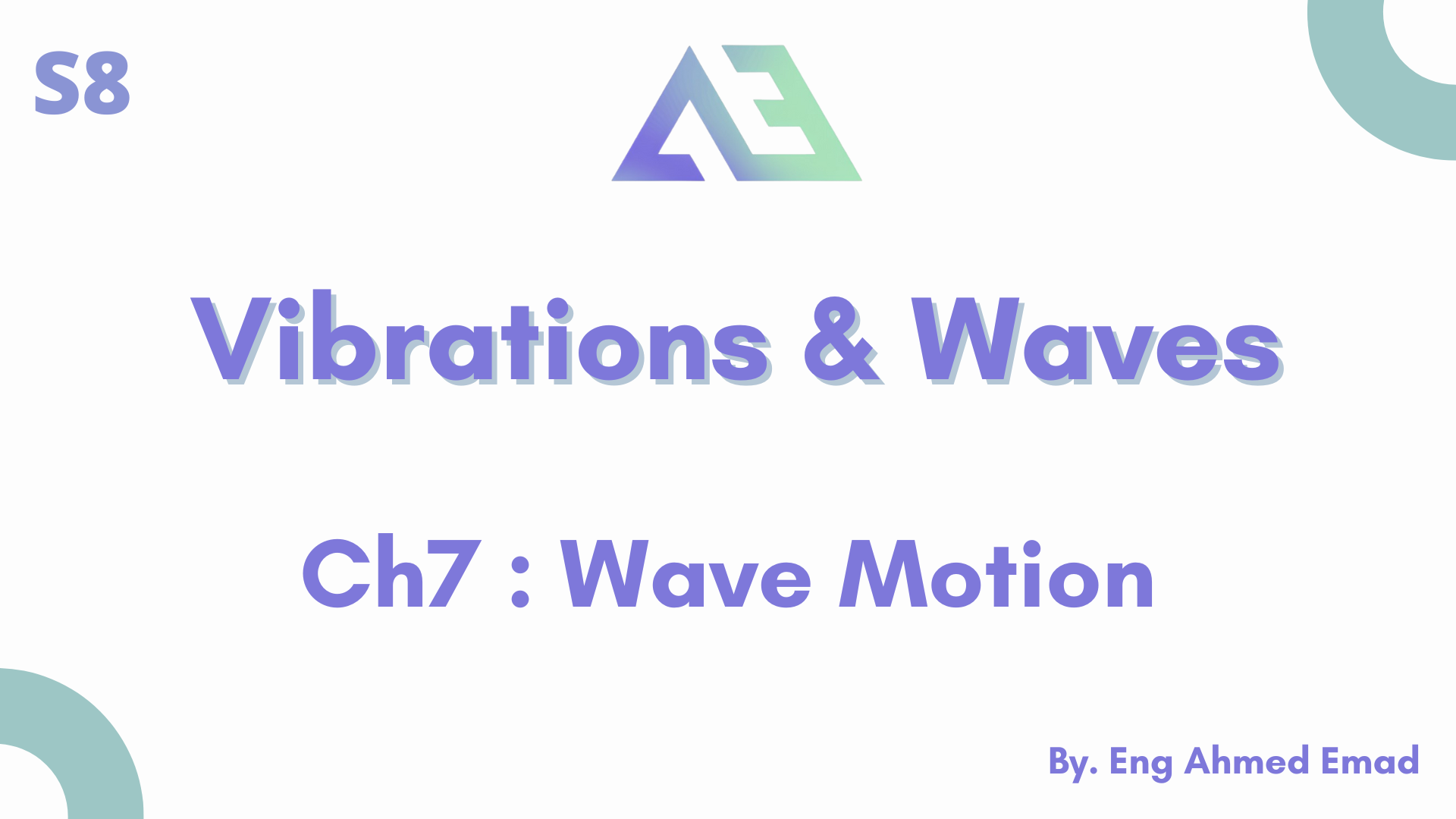 Chapter 7 : Wave Motion (Summer 2025) - Eduvera