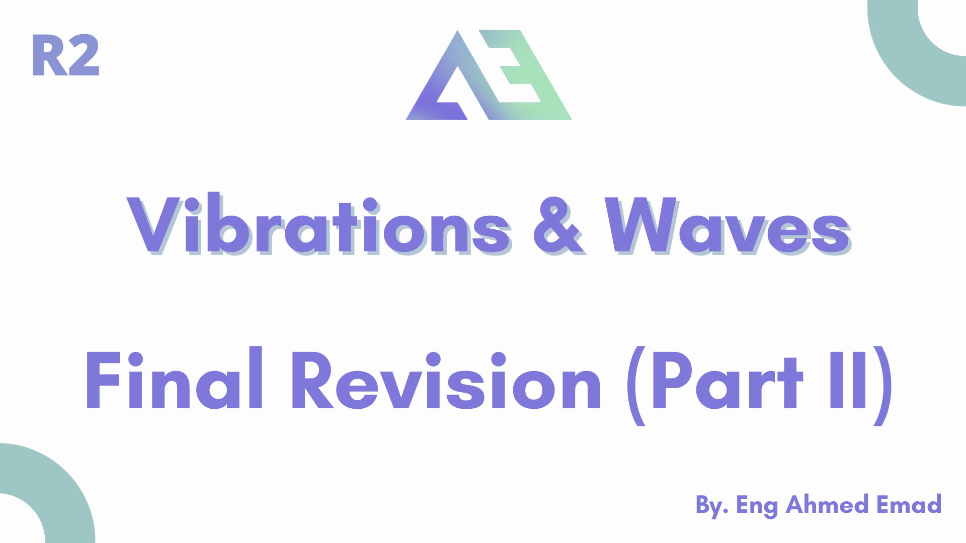 Final Revision (Part II) – Eduvera